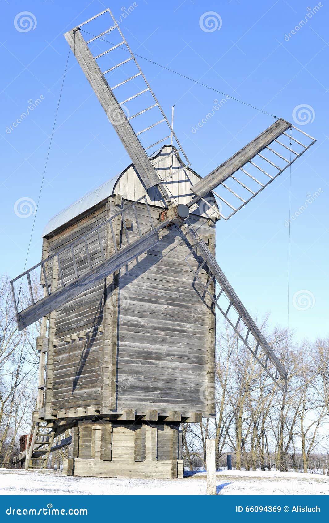 Converted windmill stock image. Image of converted, landscape - 66094369