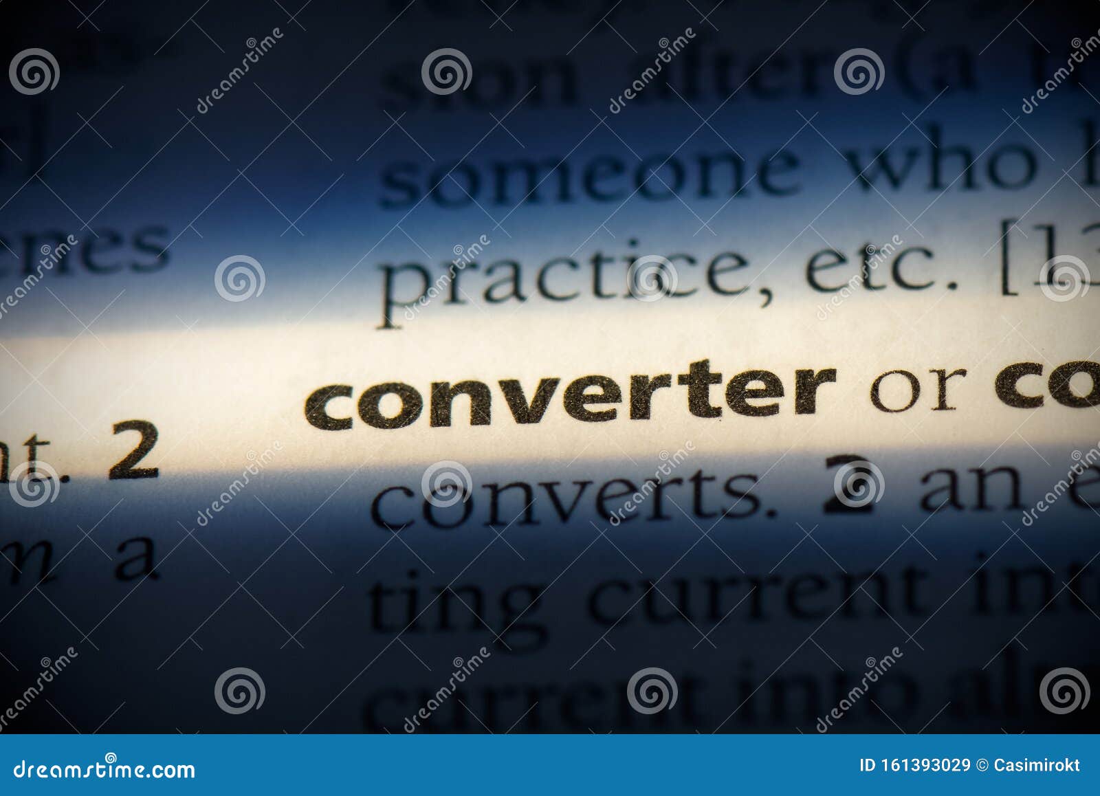 Converter stock image. Image of meaning, dictionary - 161393029