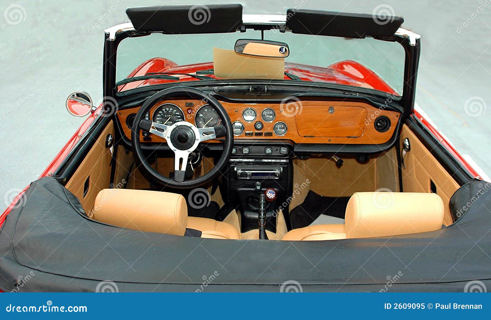 Convertible car interior stock image. Image of classy - 2609095
