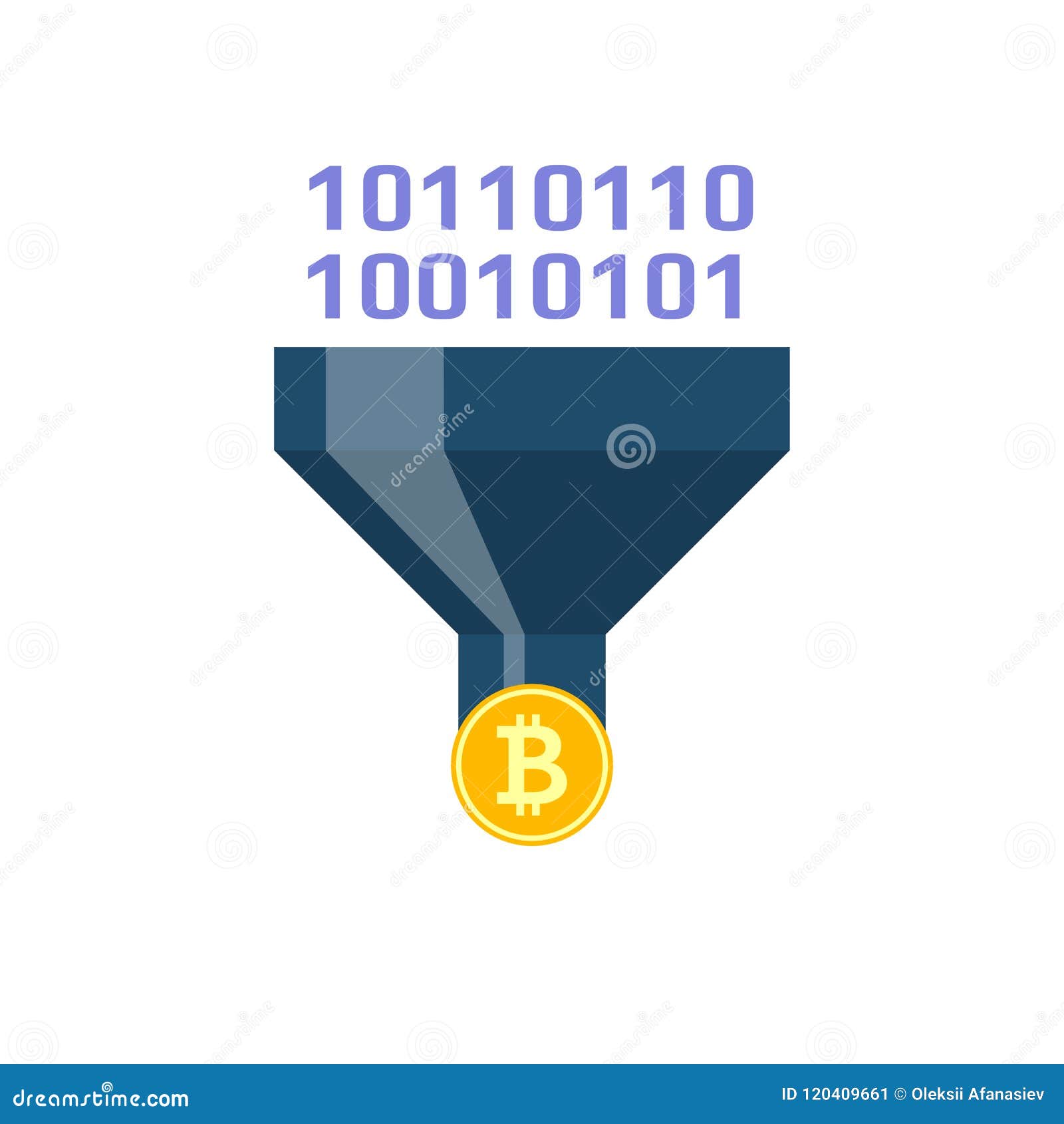 Converting Vector Icon stock vector. Illustration of funnel - 120409661