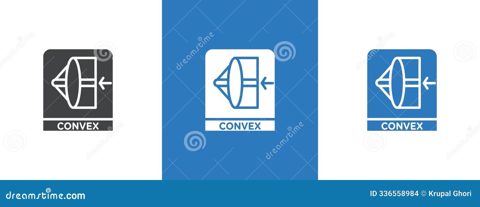 Convex Icon Vector Isolated On White Background, Convex Sign , Sign And ...
