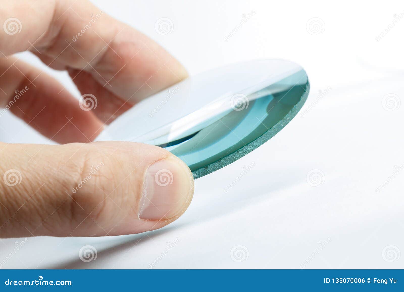 A convex lens stock photo. Image of crystal, convex - 135070006
