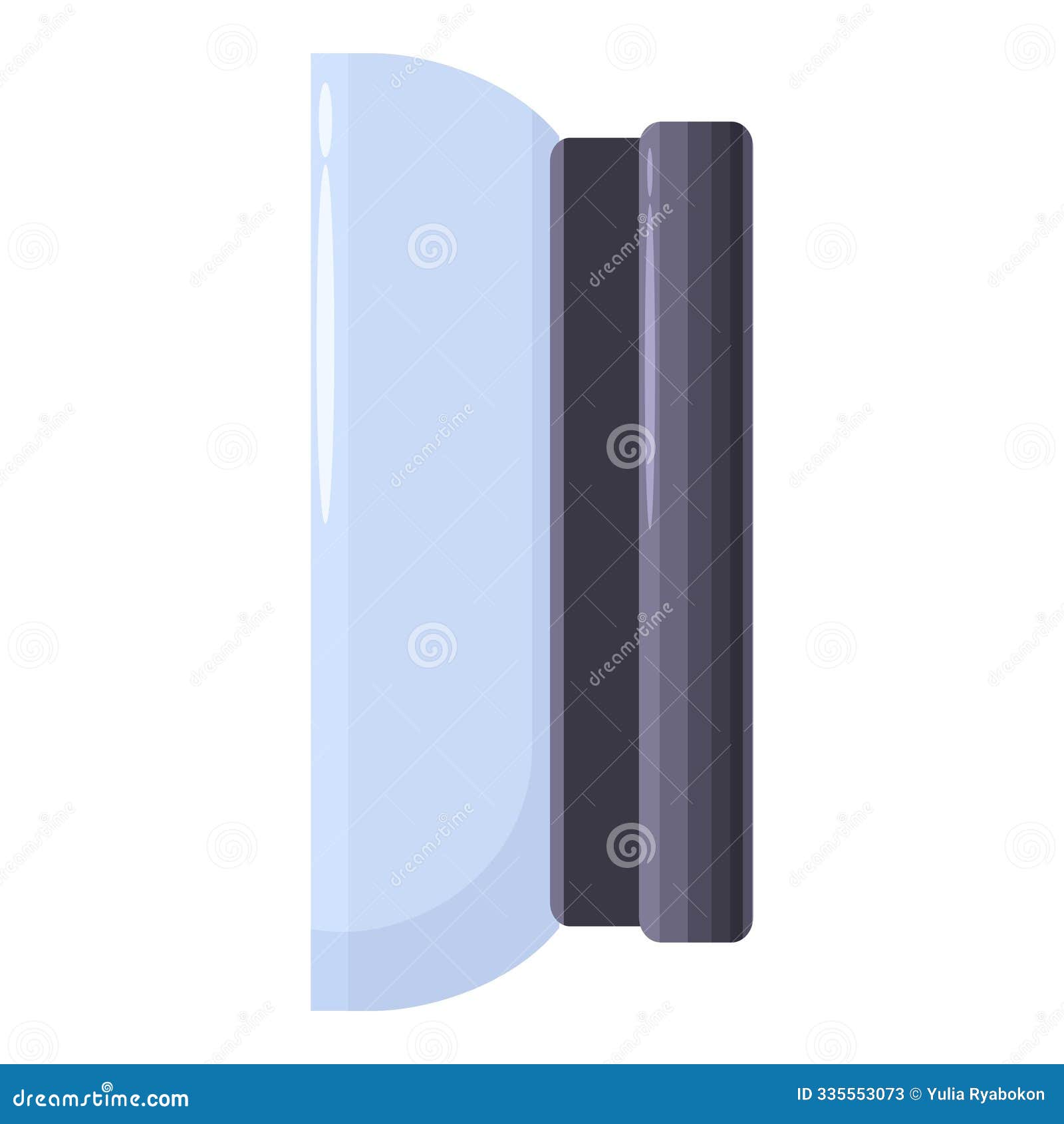 Convex Lens Showing Magnifying Effect for Physics Experiments Stock ...