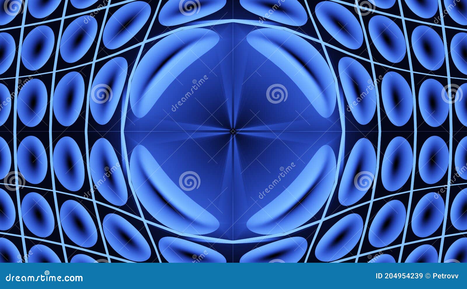 Convex Mesh Fragment with Round Cells Stock Illustration - Illustration ...