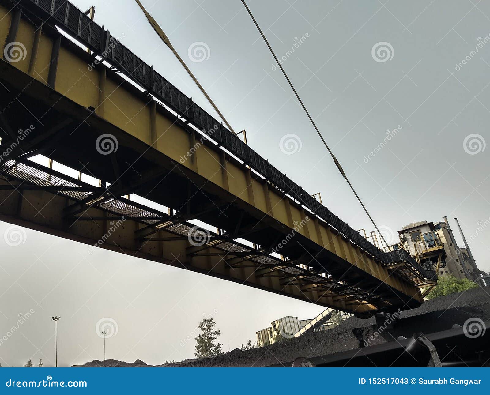 Convey Belt Thermal Power Plant Stock Image - Image of edition, convey ...