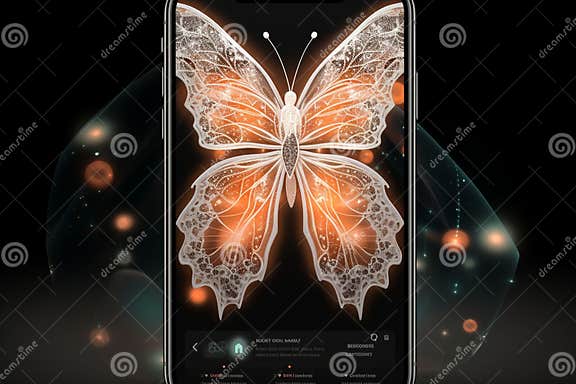 Convey the Concept of a Butterflythemed Mobile Stock Illustration ...