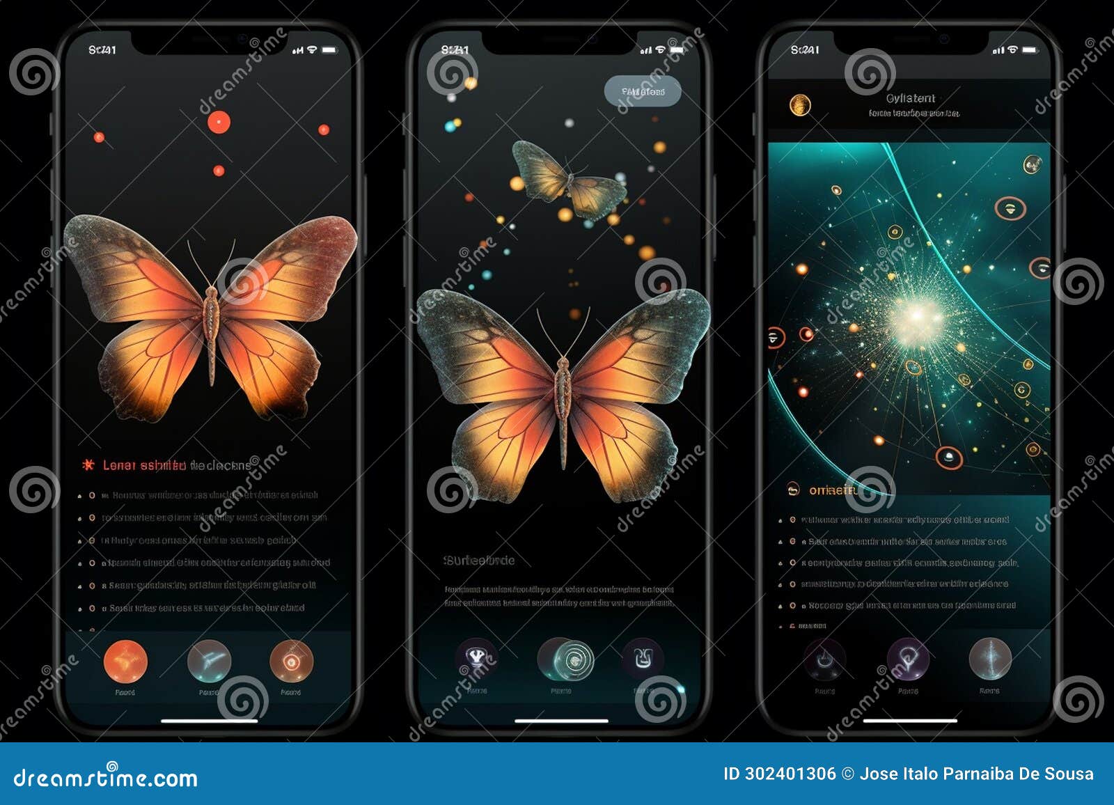 Convey the Concept of a Butterflythemed Mobile Stock Illustration ...