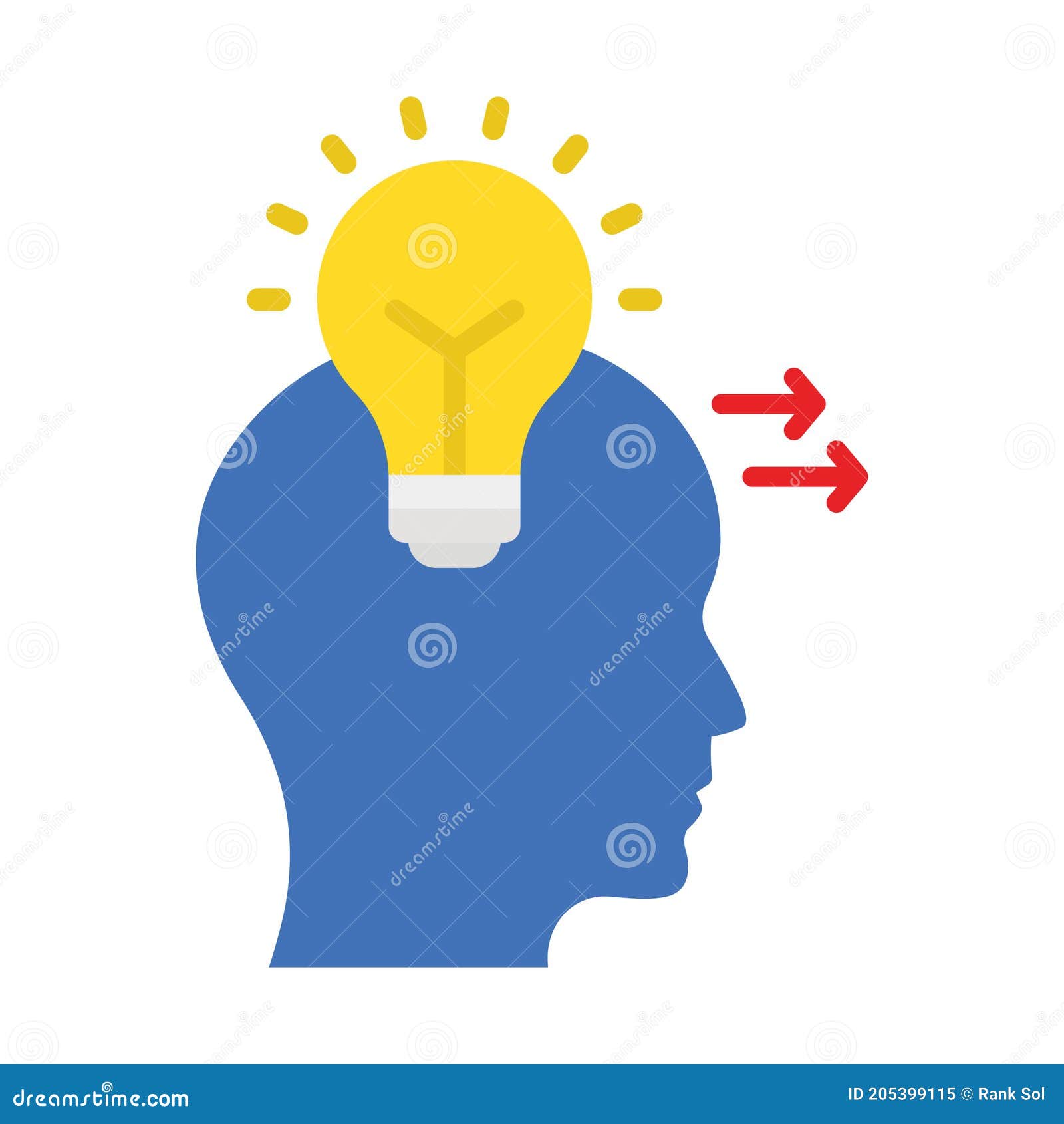 Convey, Forward Thinking Vector Icon Which Can Easily Modify or Edit ...