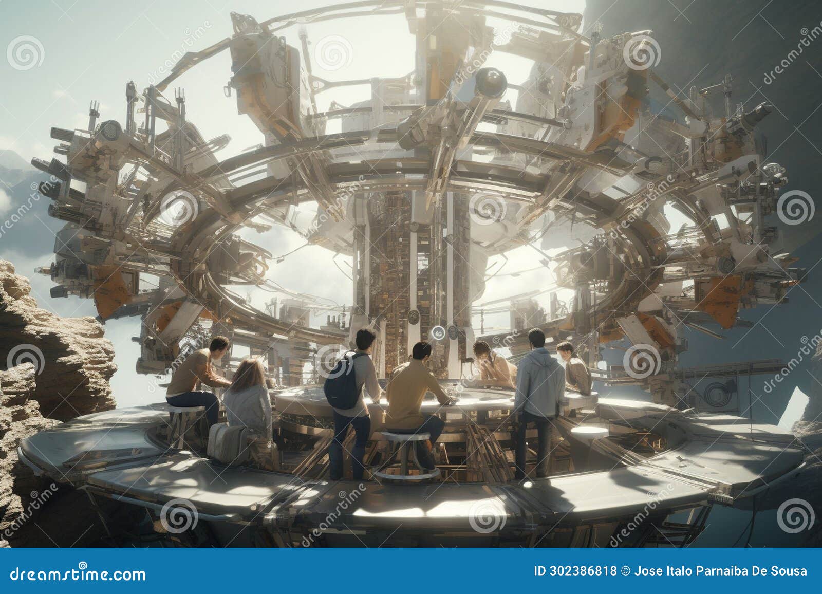 Convey the Idea that Effective Teamwork is Built Stock Illustration ...