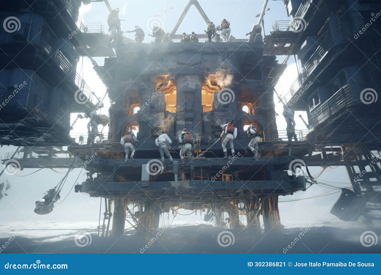 Convey the Idea that Effective Teamwork is Built Stock Illustration ...