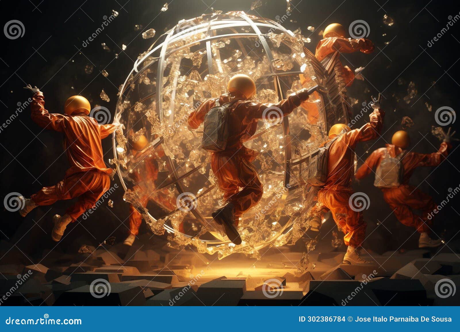 Convey the Idea that Effective Teamwork is a Stock Illustration ...