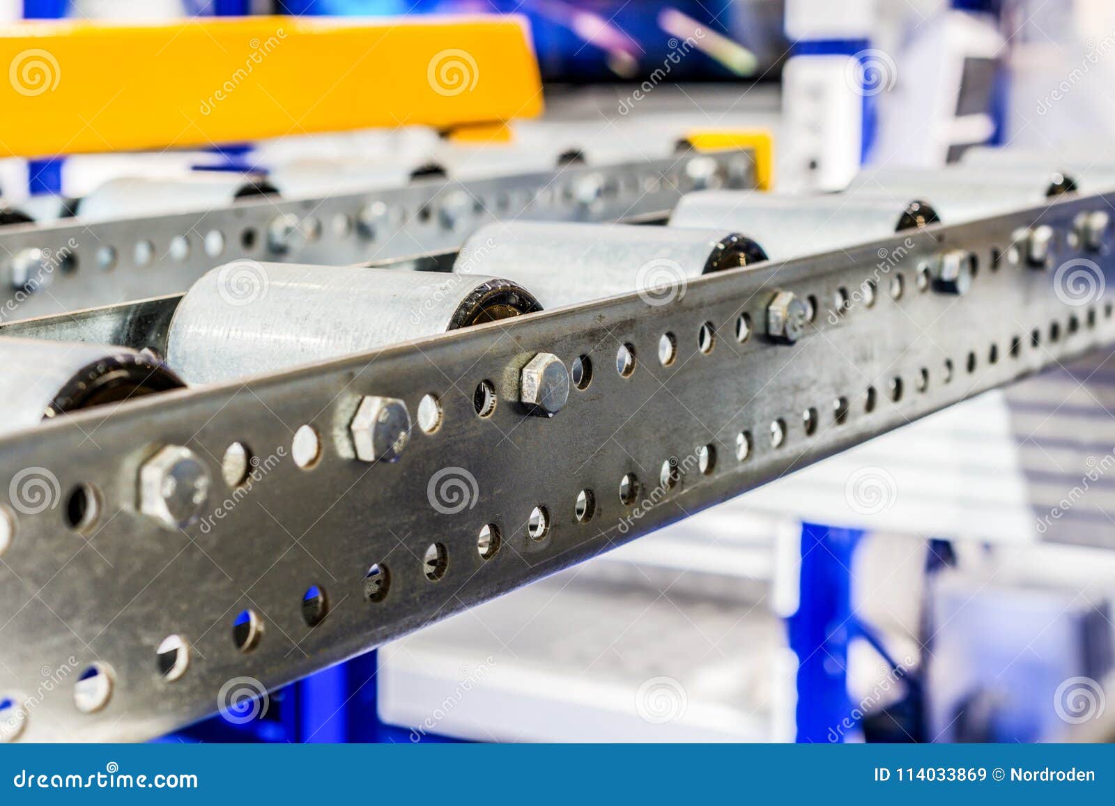 Conveyer Roller Sorting System Stock Image - Image of package, line ...