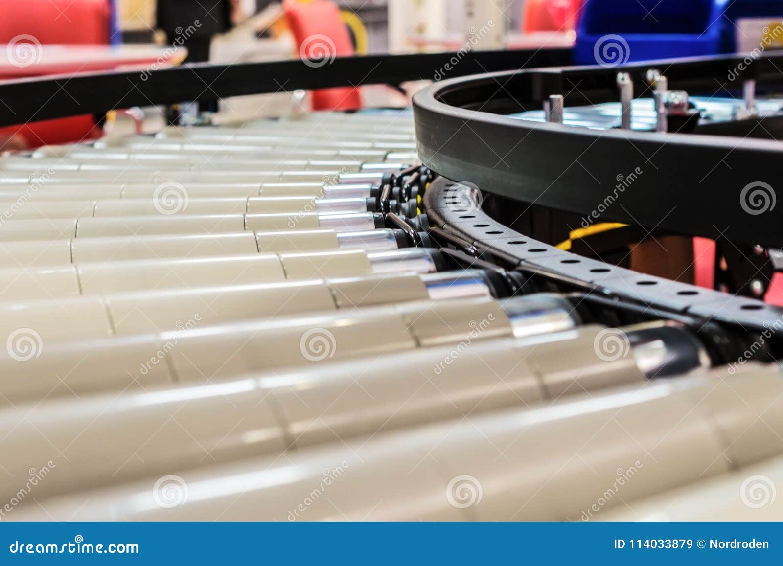 Conveyer Roller Sorting System Stock Image - Image of industrial ...