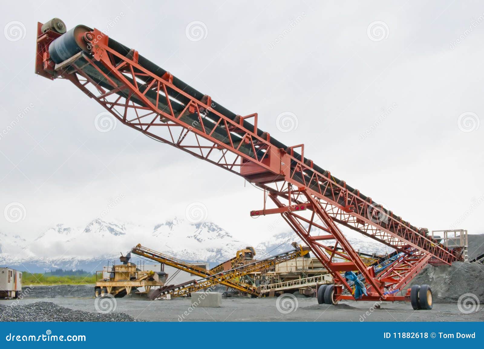 Conveyor belt stock photo. Image of mobile, transfer - 11882618