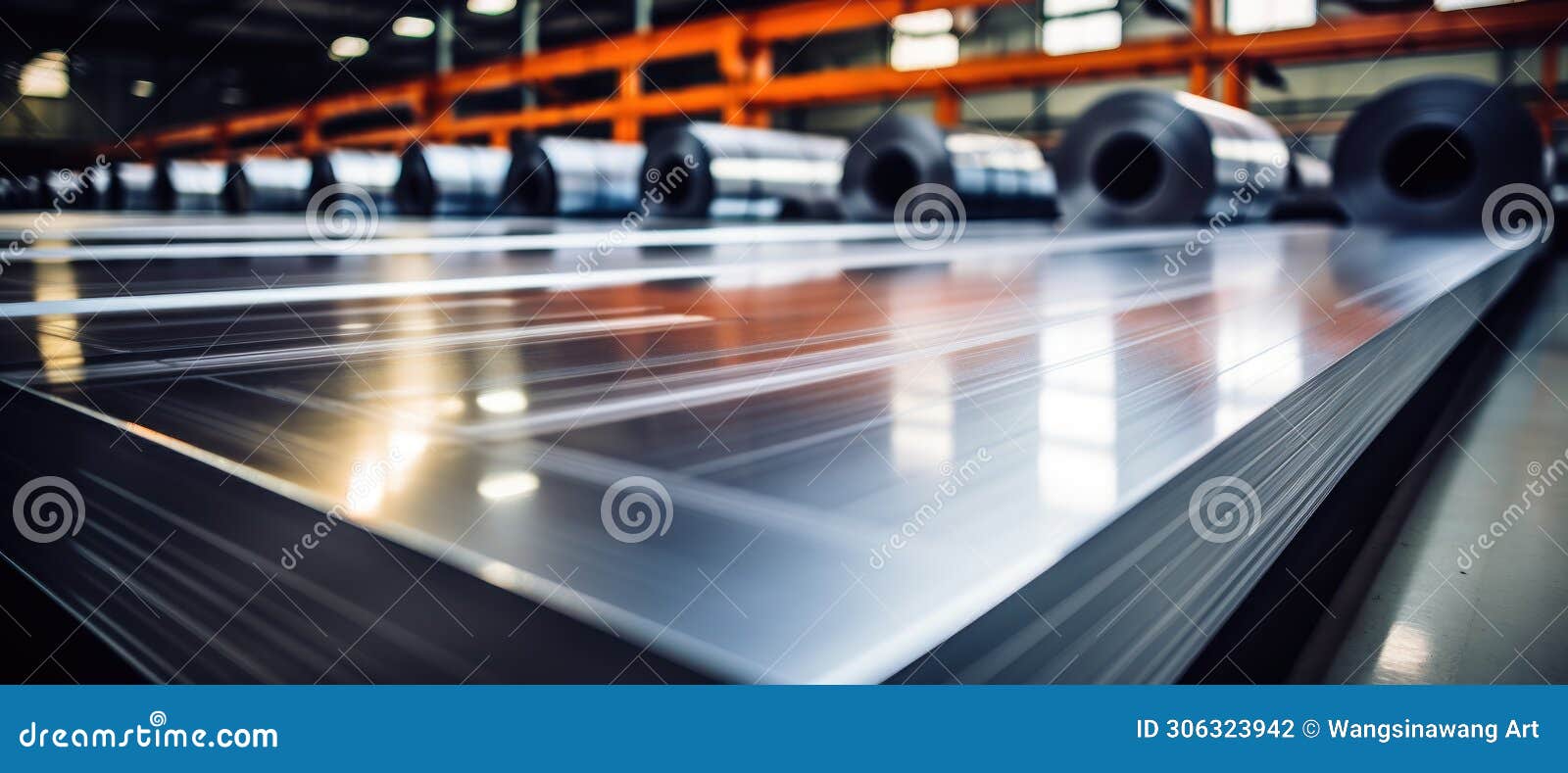 Conveyor Belt in a Factory. Conveyor Belt in a Warehouse Stock ...