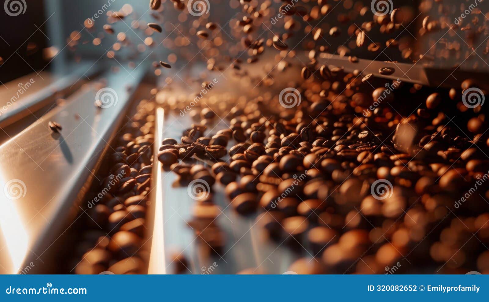 Conveyor Belt Filled with Nuts Stock Photo - Image of hazelnuts ...