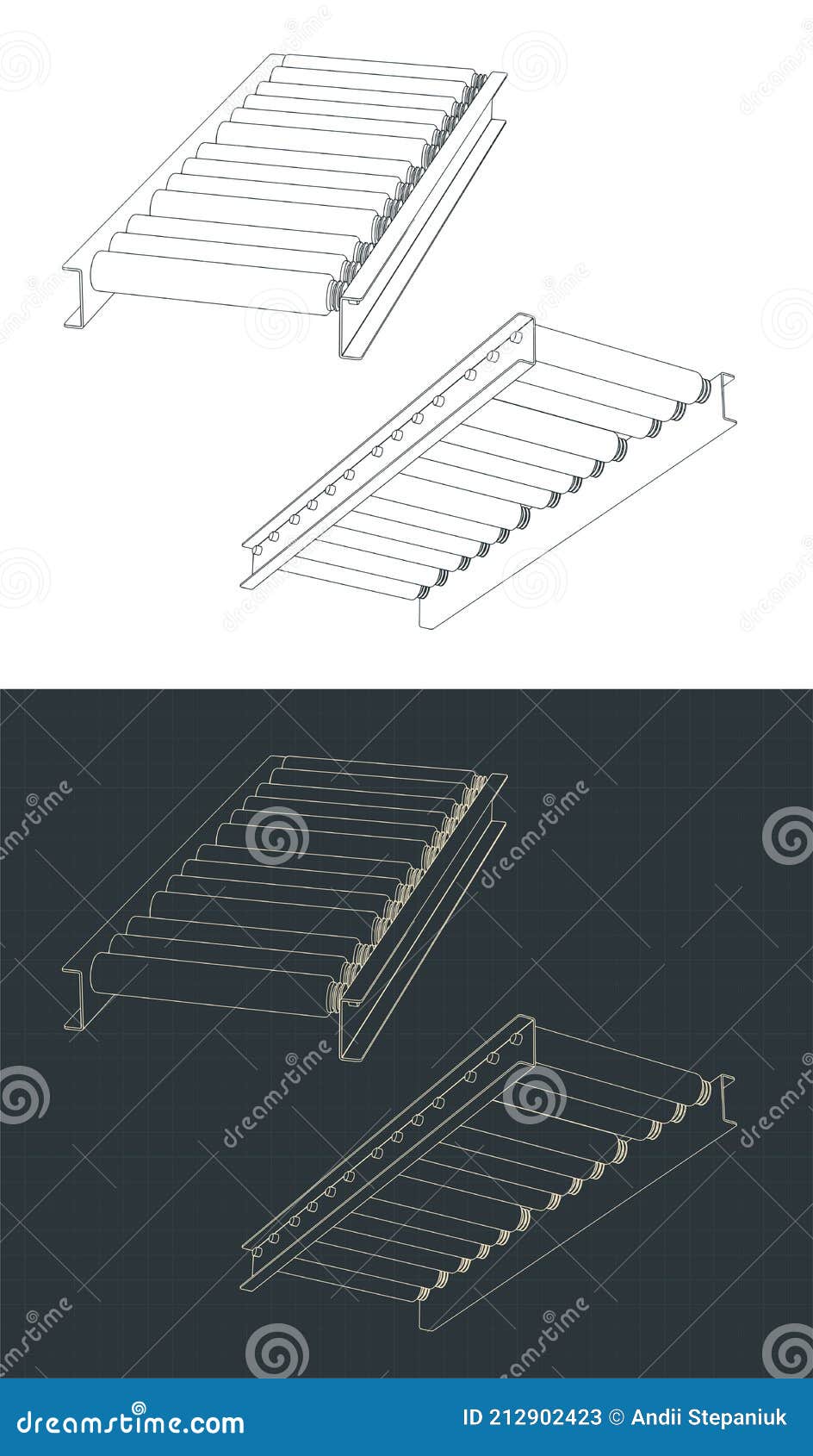 Conveyor belt sketch stock vector. Illustration of transportation ...