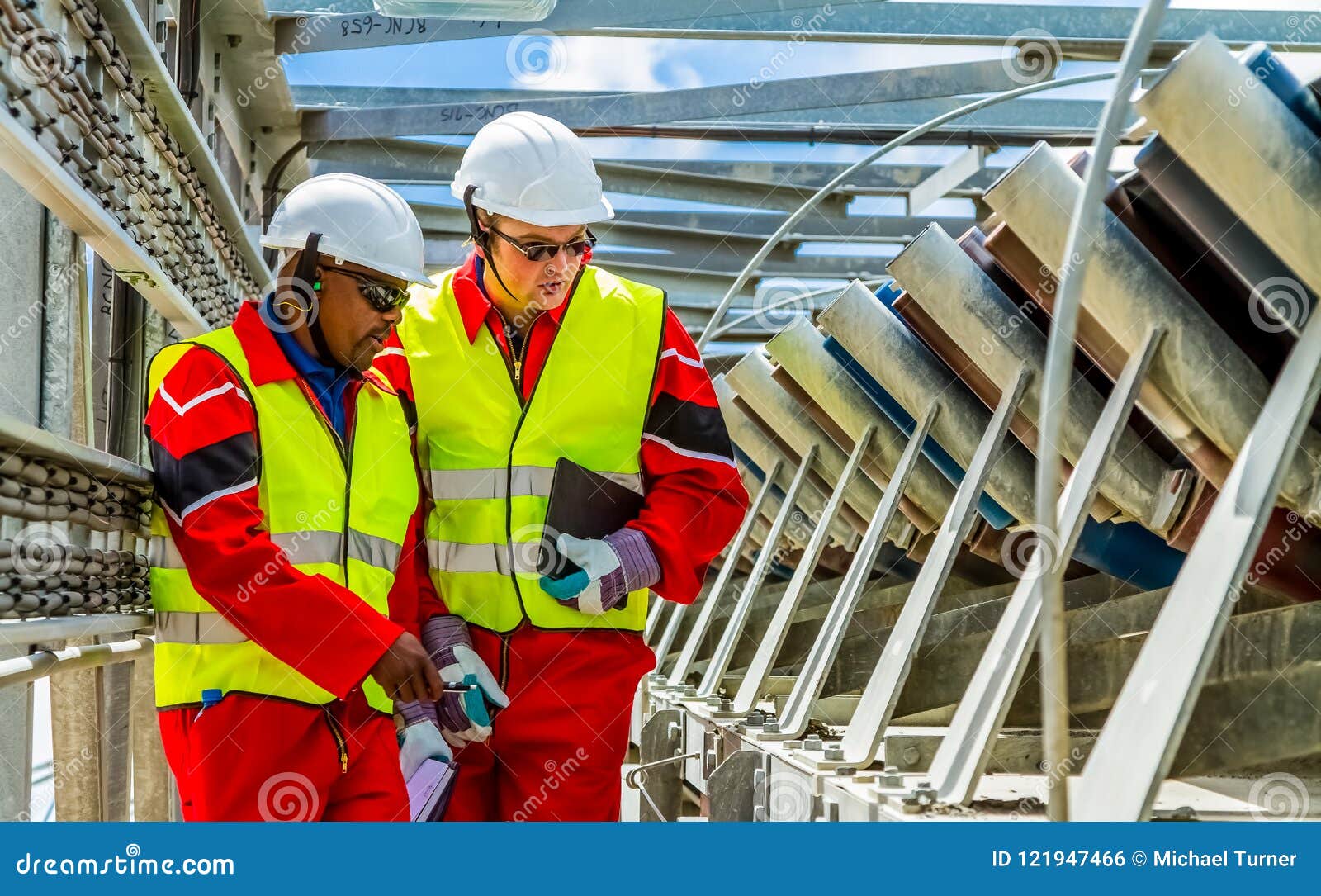 Conveyor Belt Transporting Platinum Ore for Processing with Mini ...