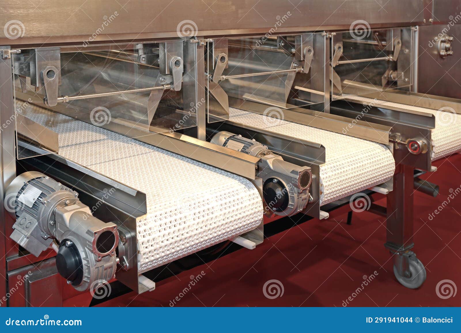 Sorting Conveyor Belts stock photo. Image of conveyor - 291941044