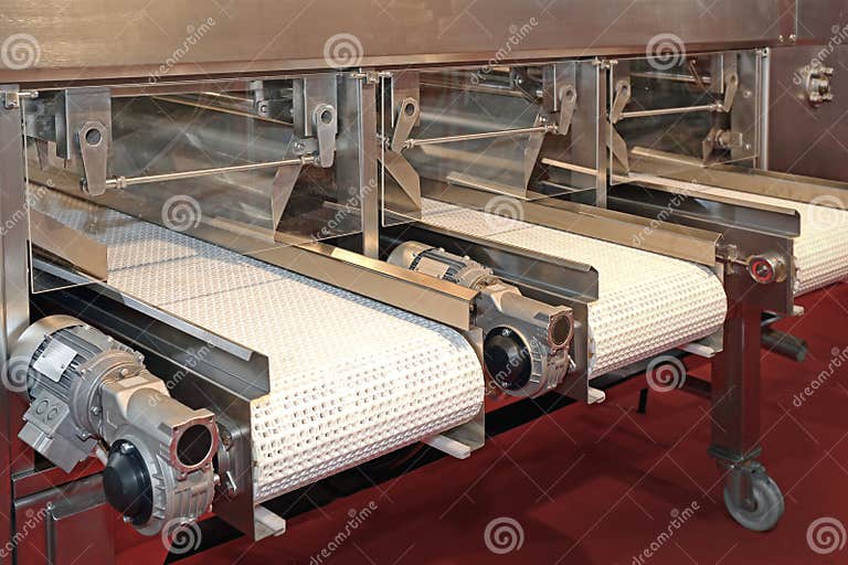 Sorting Conveyor Belts stock photo. Image of conveyor - 291941044