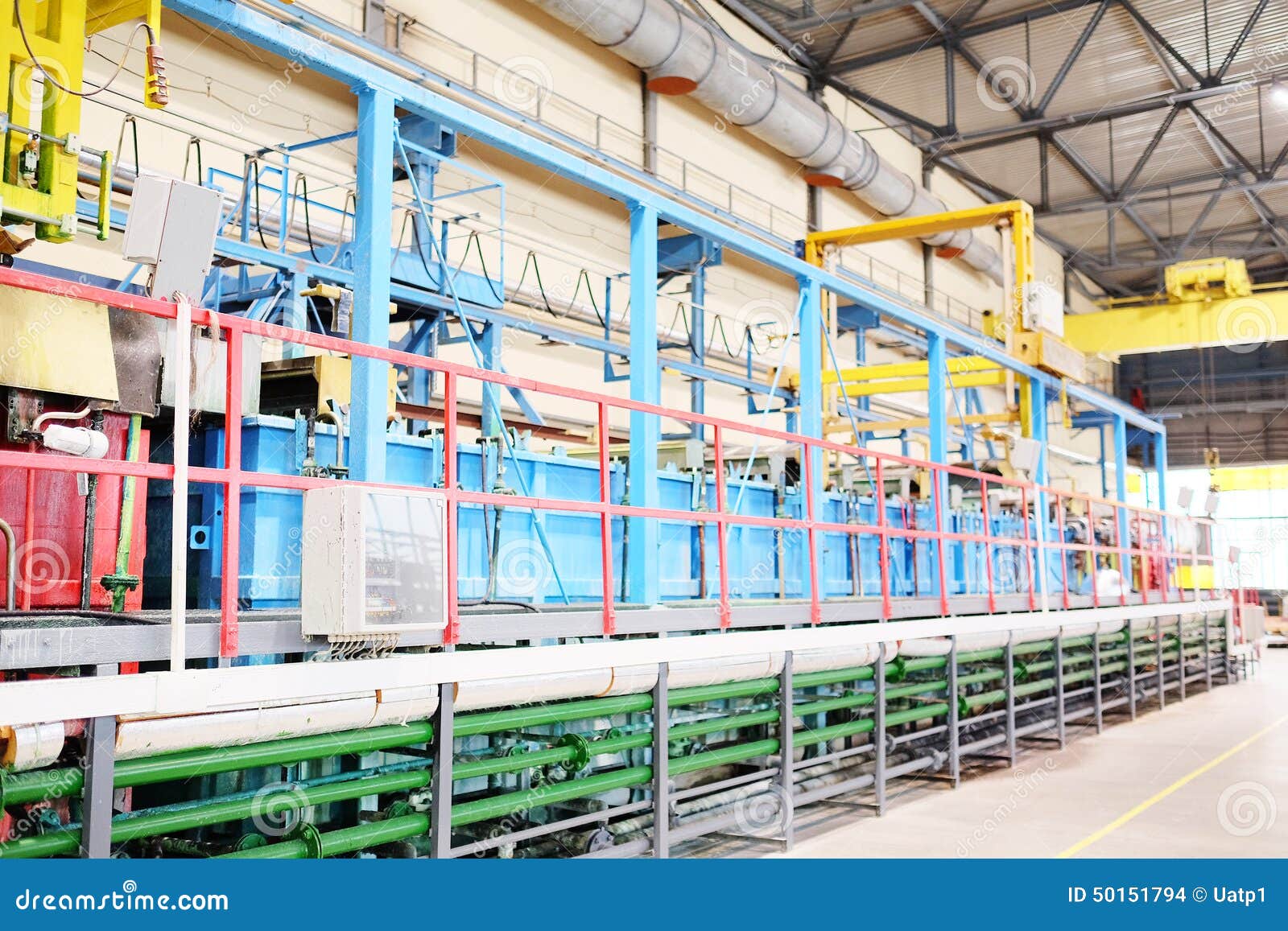 Conveyor at the factory stock photo. Image of tool, industrial - 50151794