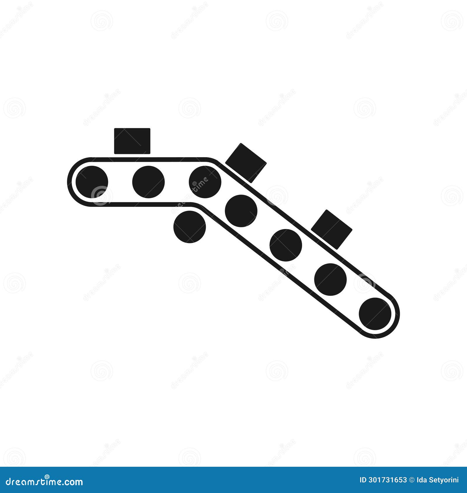 Conveyor icon vector stock illustration. Illustration of terminal ...