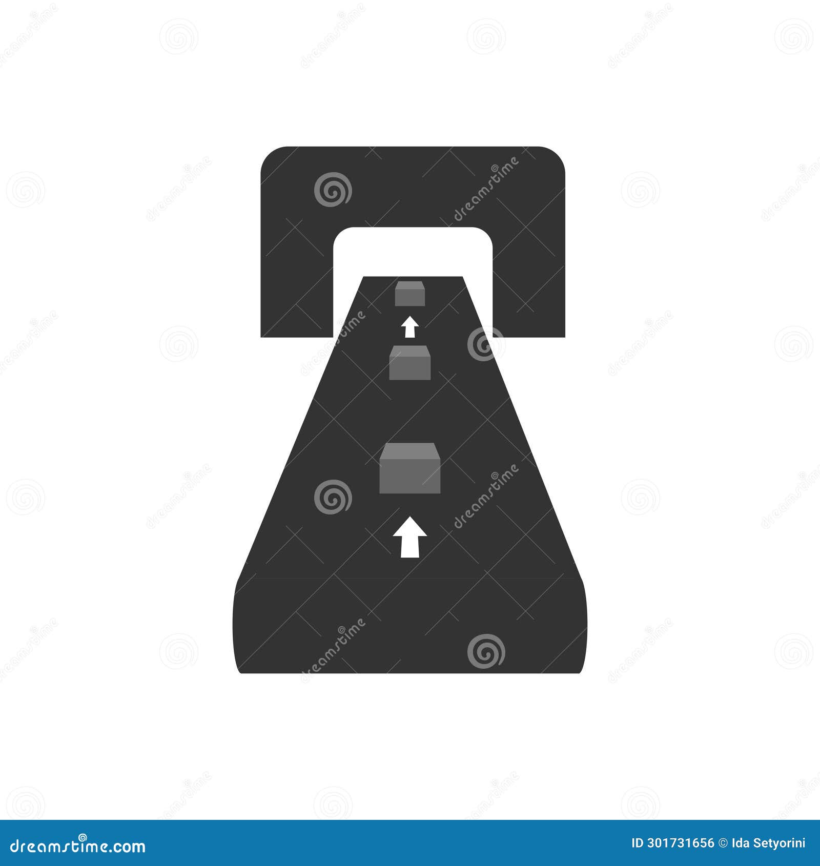 Conveyor Icon Cartoon Vector | CartoonDealer.com #181912259