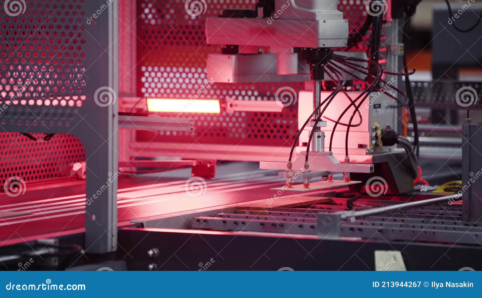 Modern Automatic Machine Line of Cardboard Box. Conveyor Line for the ...