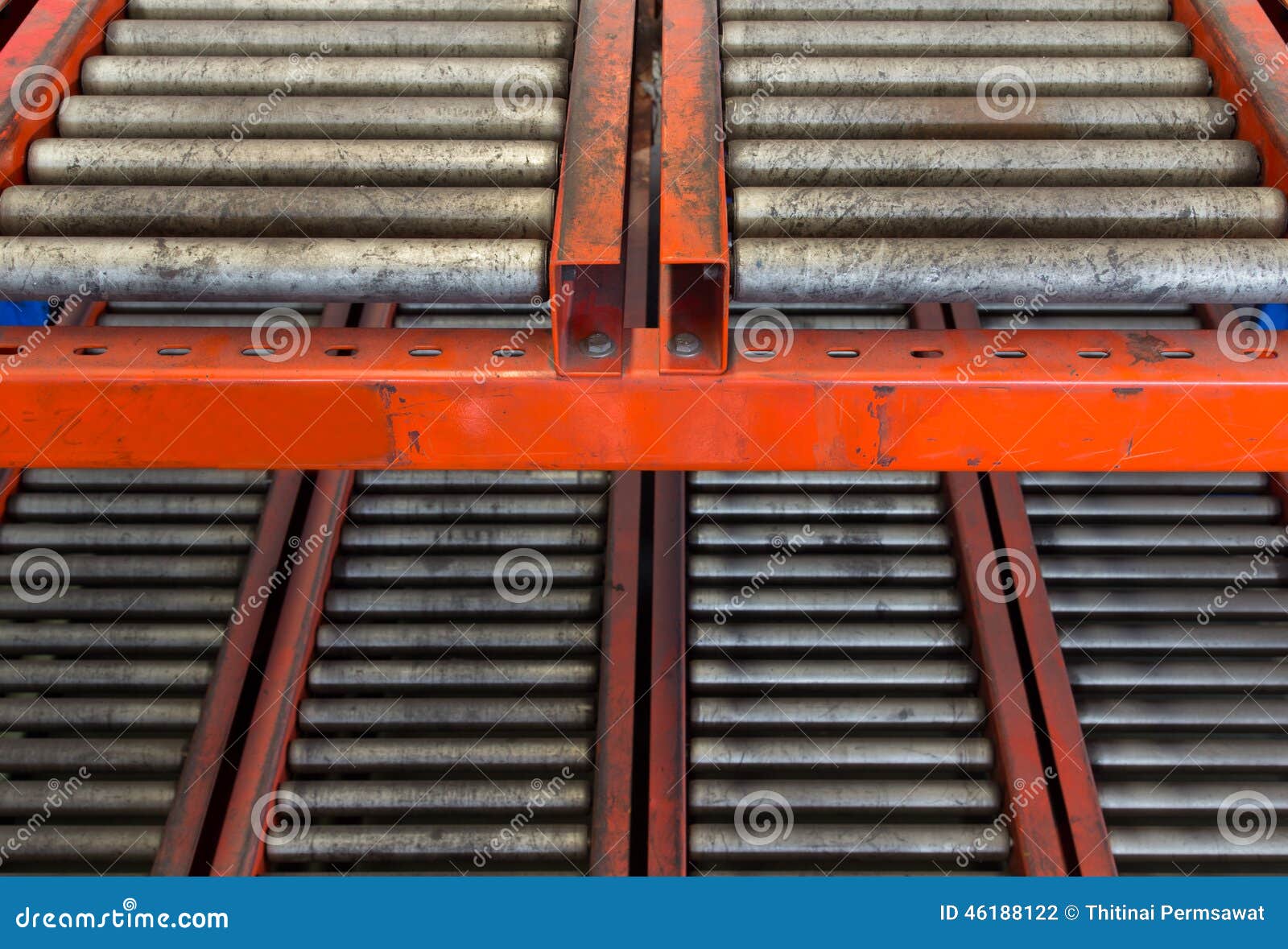 Conveyor Rollers Transport System Stock Photo - Image of conveyor ...