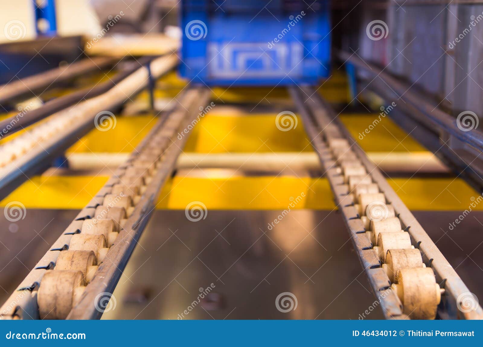 Conveyor Rollers Transport System Stock Photo - Image of conveyer ...