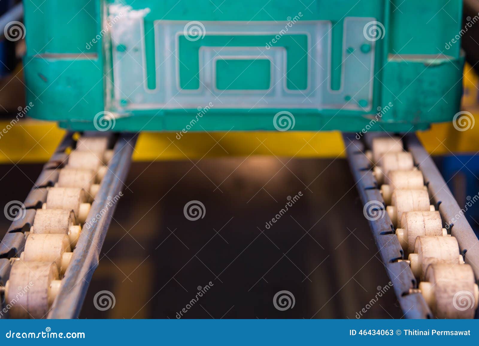 Conveyor Rollers Transport System Stock Image - Image of equipment ...