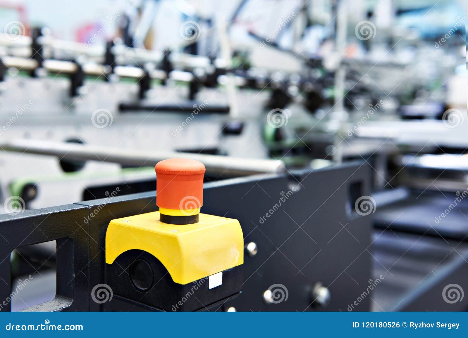 Conveyor Start and Stop Button Stock Photo - Image of transportation ...