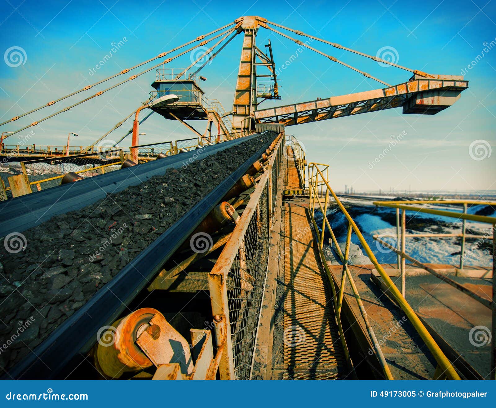 Conveyor stock image. Image of mining, energy, industrial - 49173005
