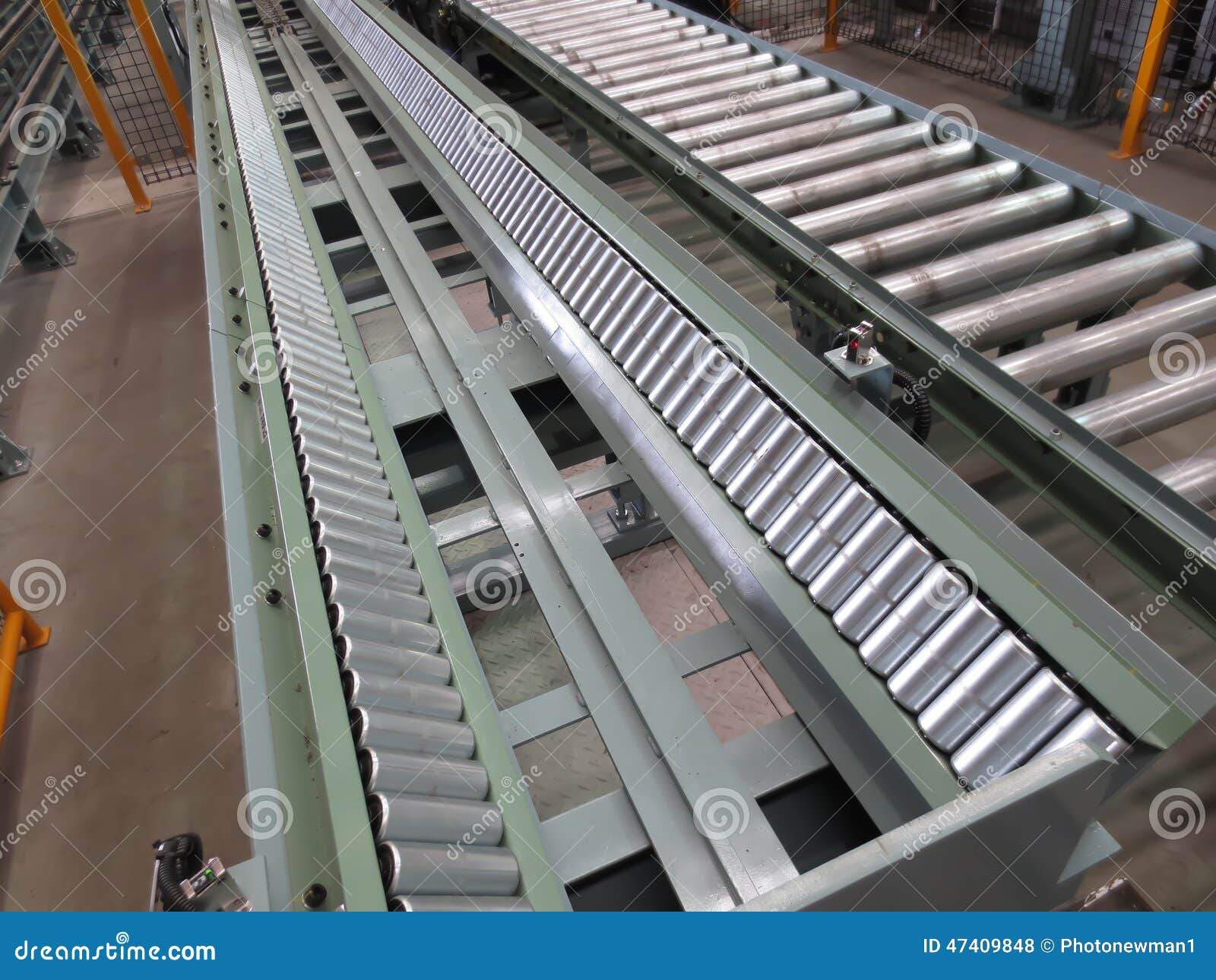 Conveyor for Transporting the Plant. Stock Photo - Image of work ...