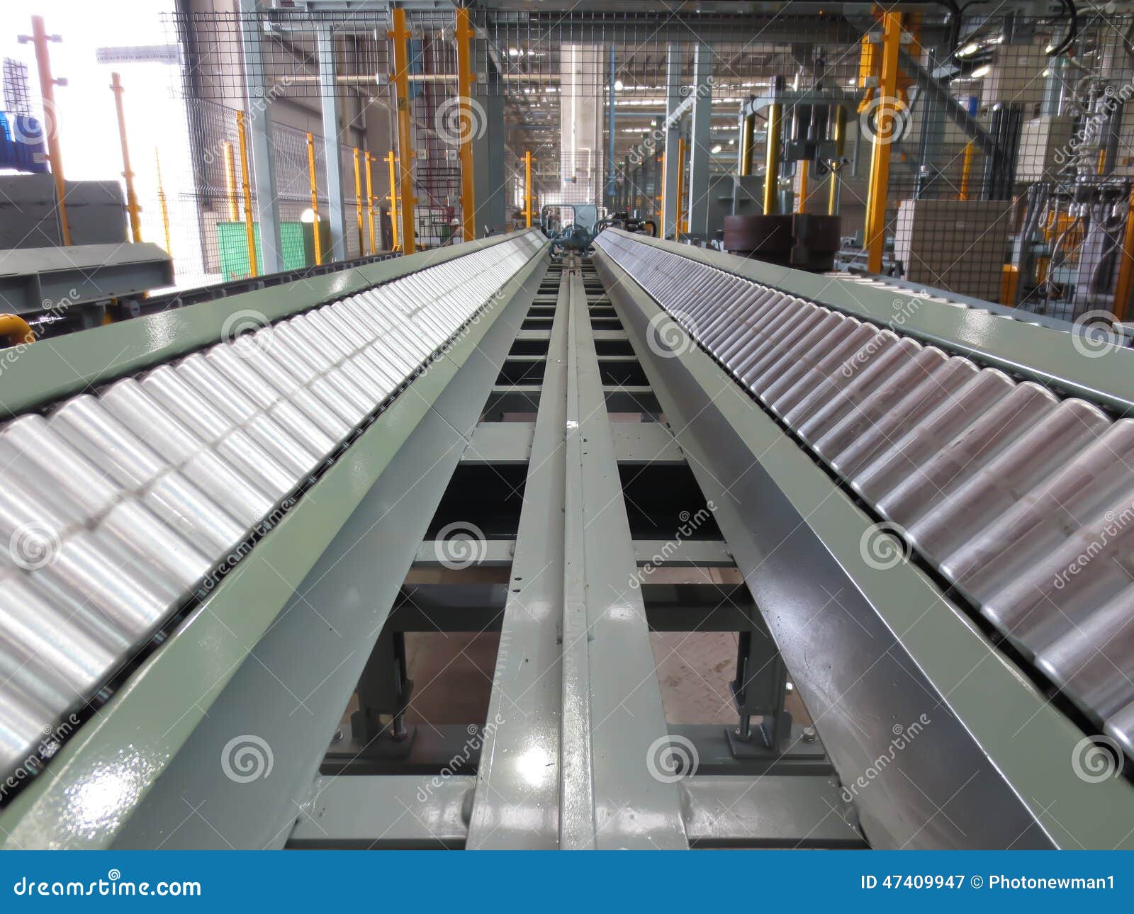 Conveyor For Transporting The Plant. Royalty-Free Stock Photography ...