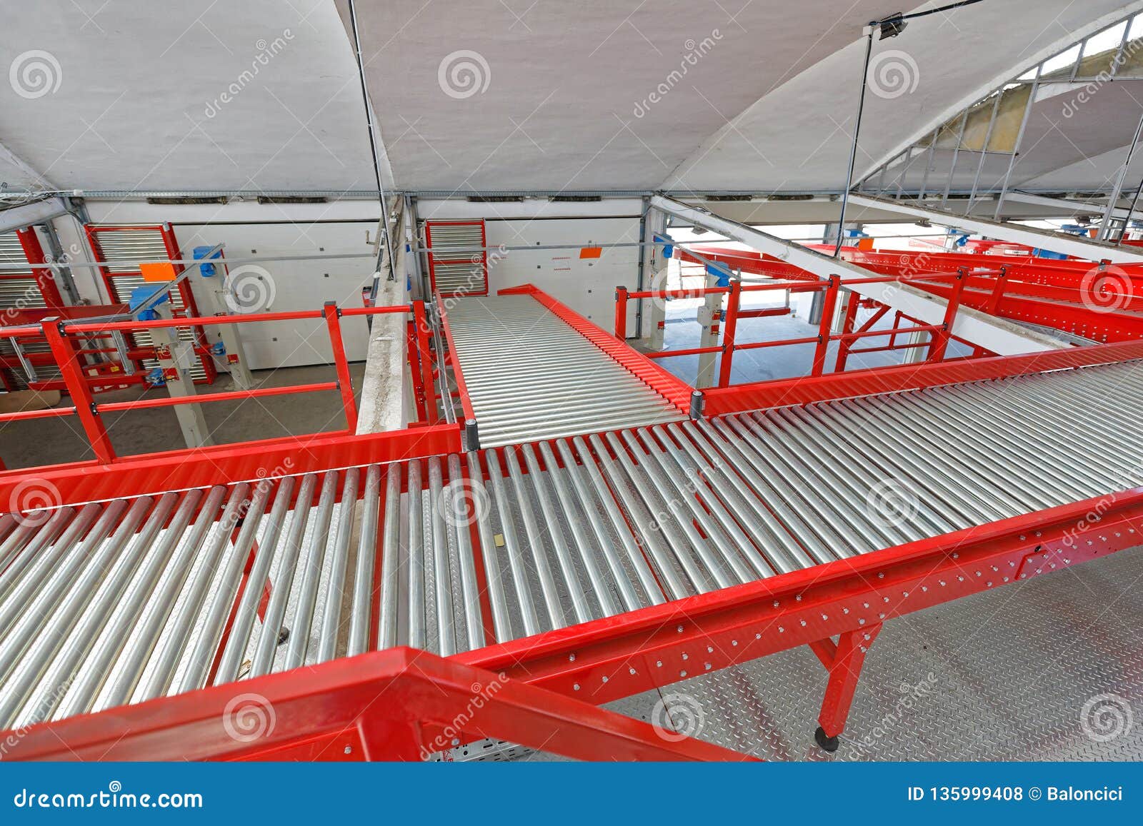 Conveyors stock photo. Image of delivery, automated - 135999408