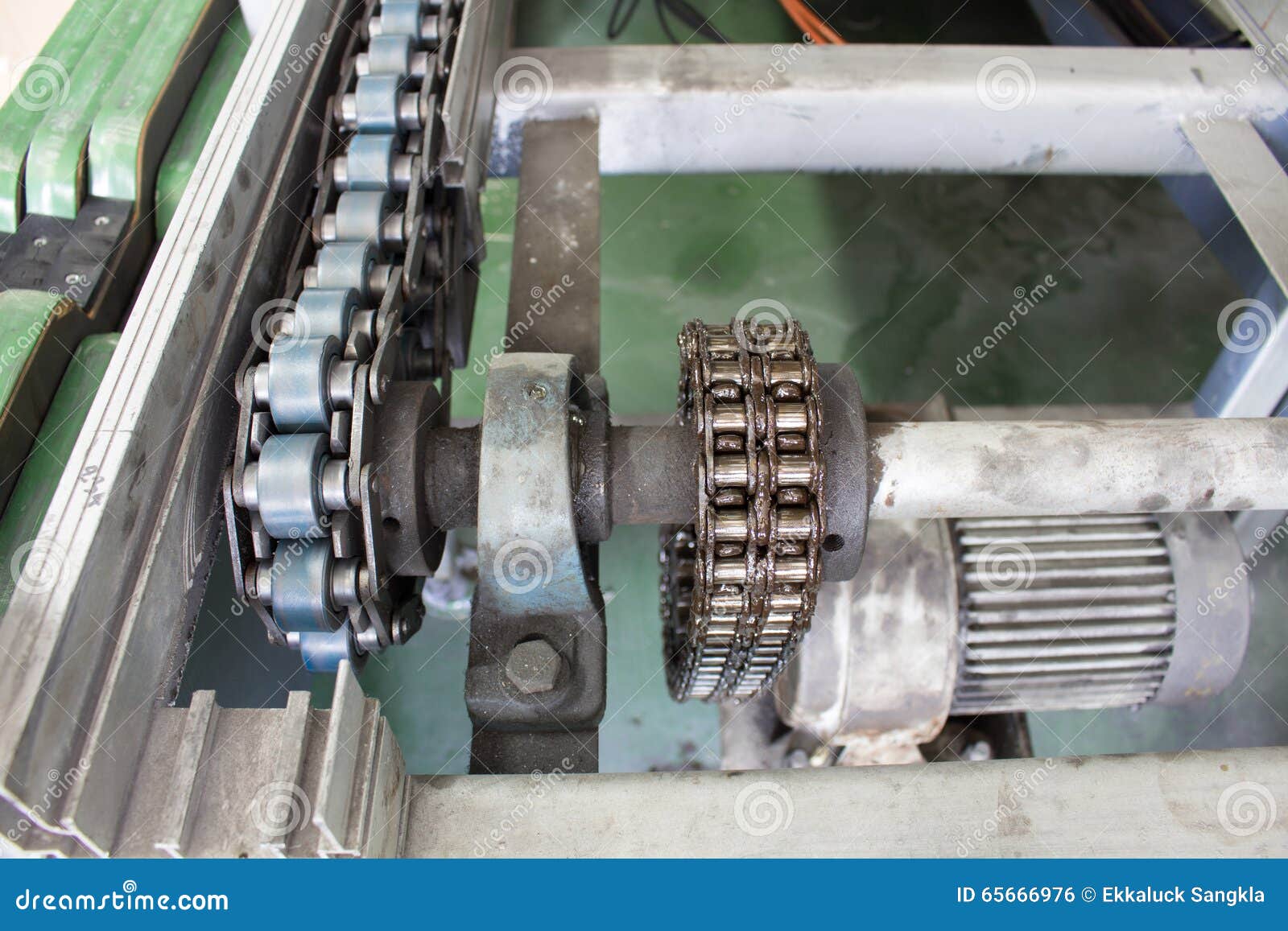 Conveyors drive shaft stock photo. Image of ground, conveyors - 65666976