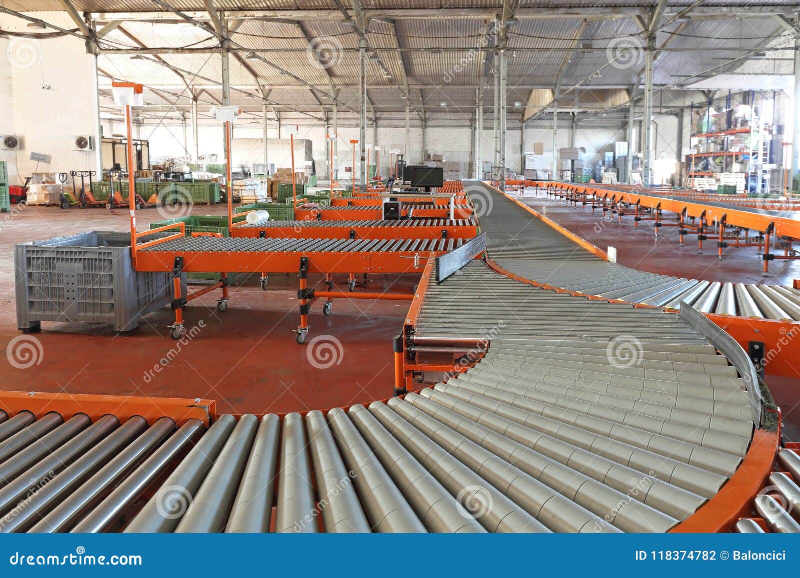 Conveyors System stock photo. Image of regional, belt - 118374782