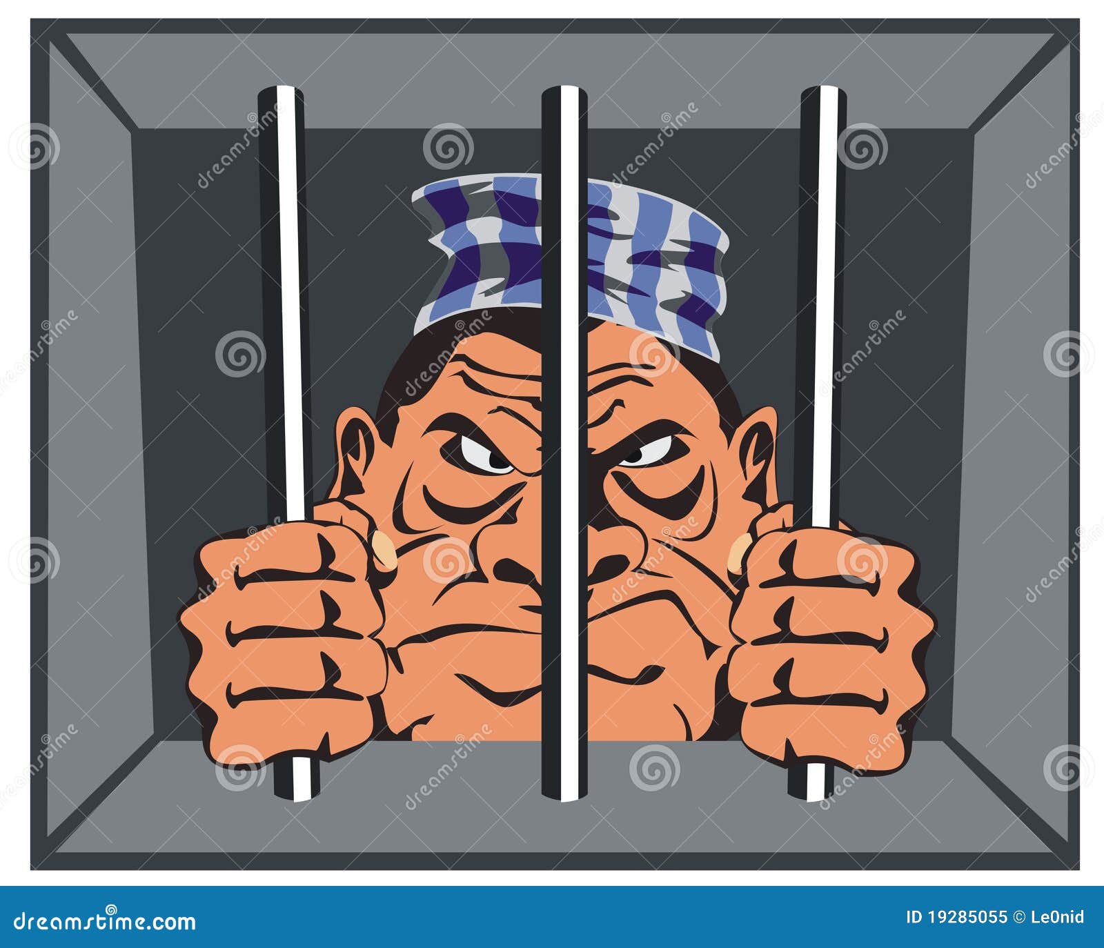 Convict stock vector. Illustration of penal, captive - 19285055