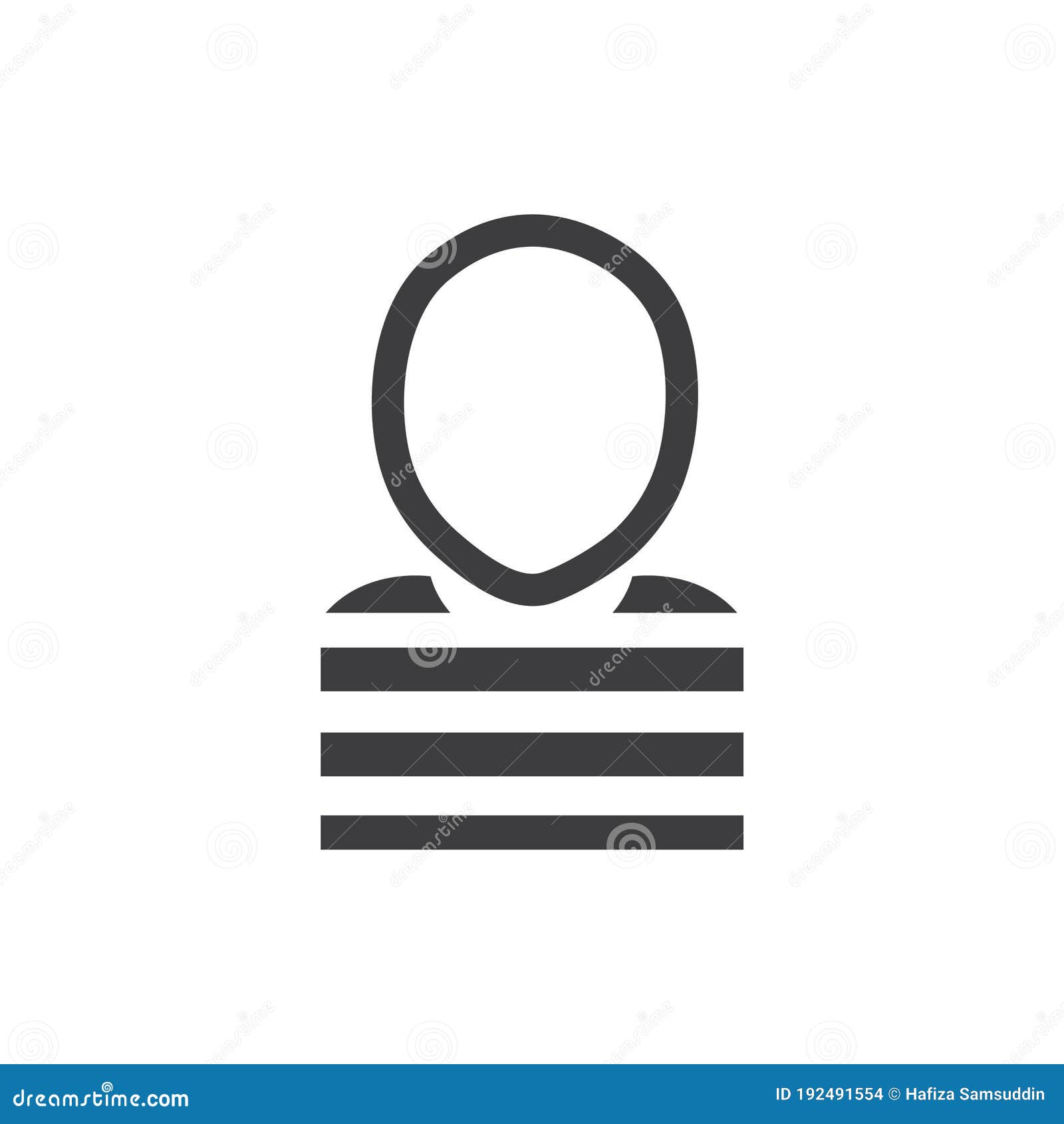 Convict. Vector Illustration Decorative Design Stock Vector ...