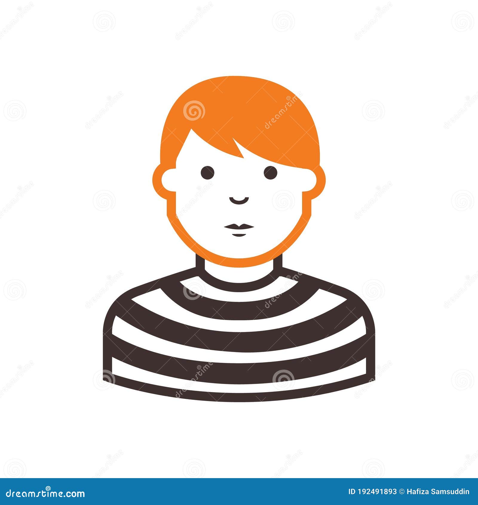 Convict. Vector Illustration Decorative Design Stock Vector ...