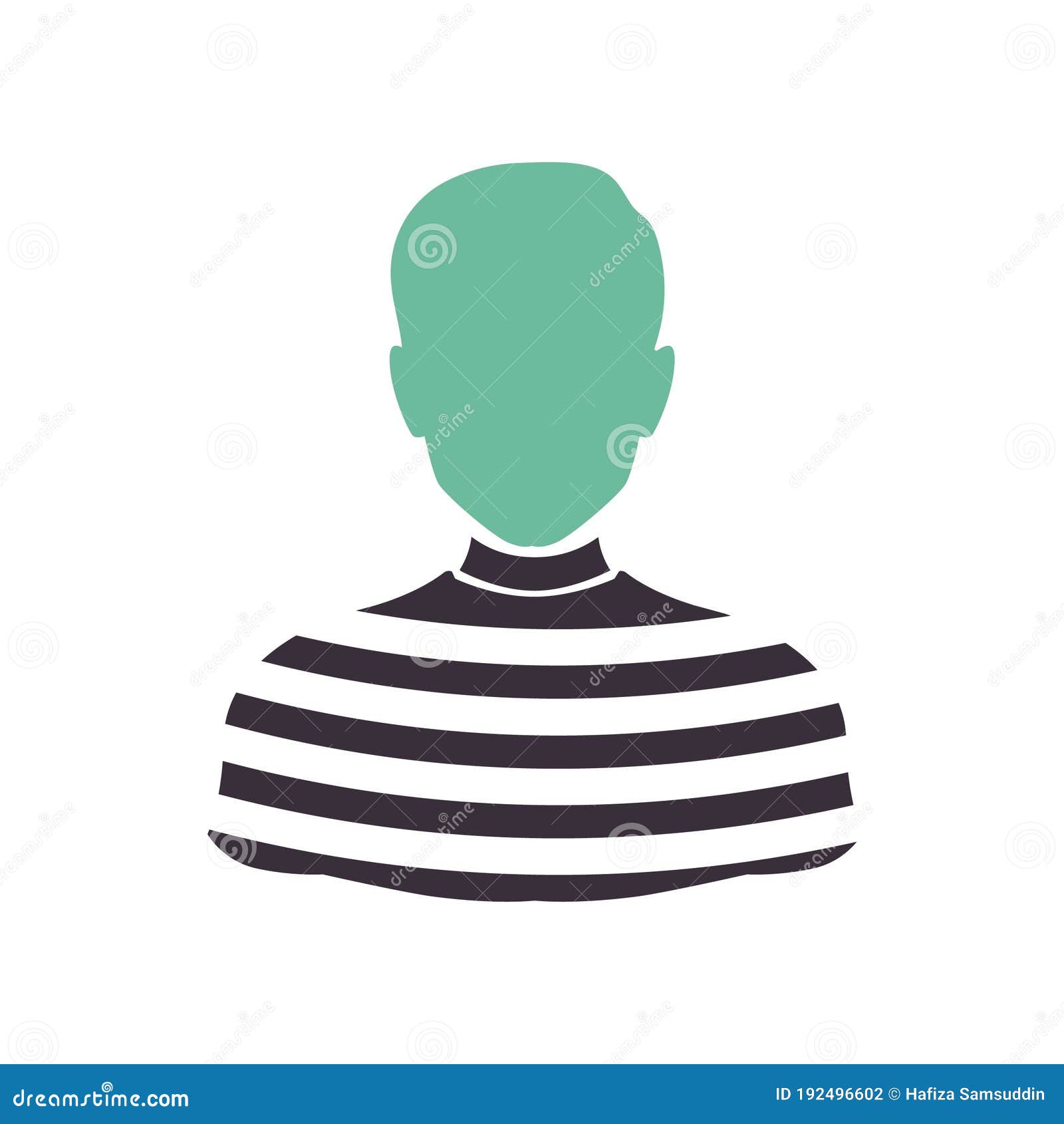 Convict Vector Icon In 6 Different Modern Styles. Black, Two Colored ...