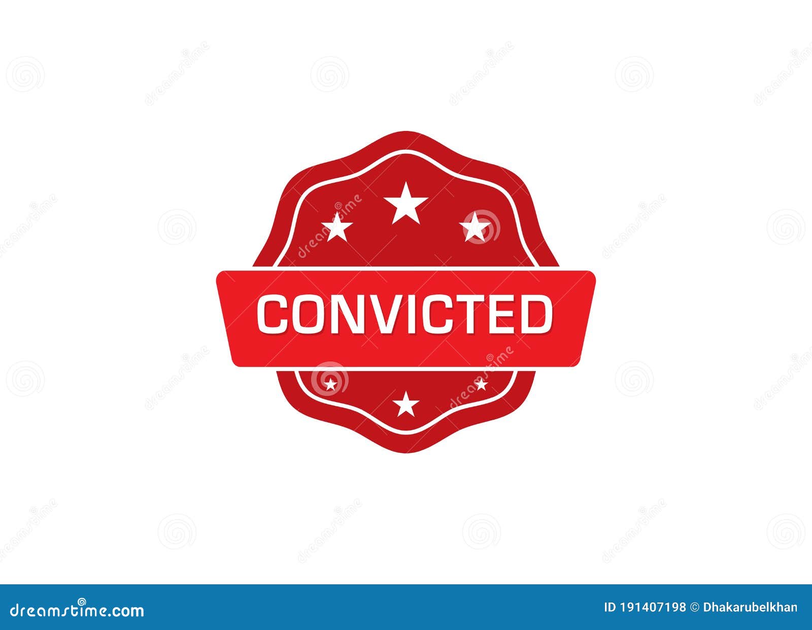 Convicted Label Sticker,Convicted Badge Sign Stock Vector ...