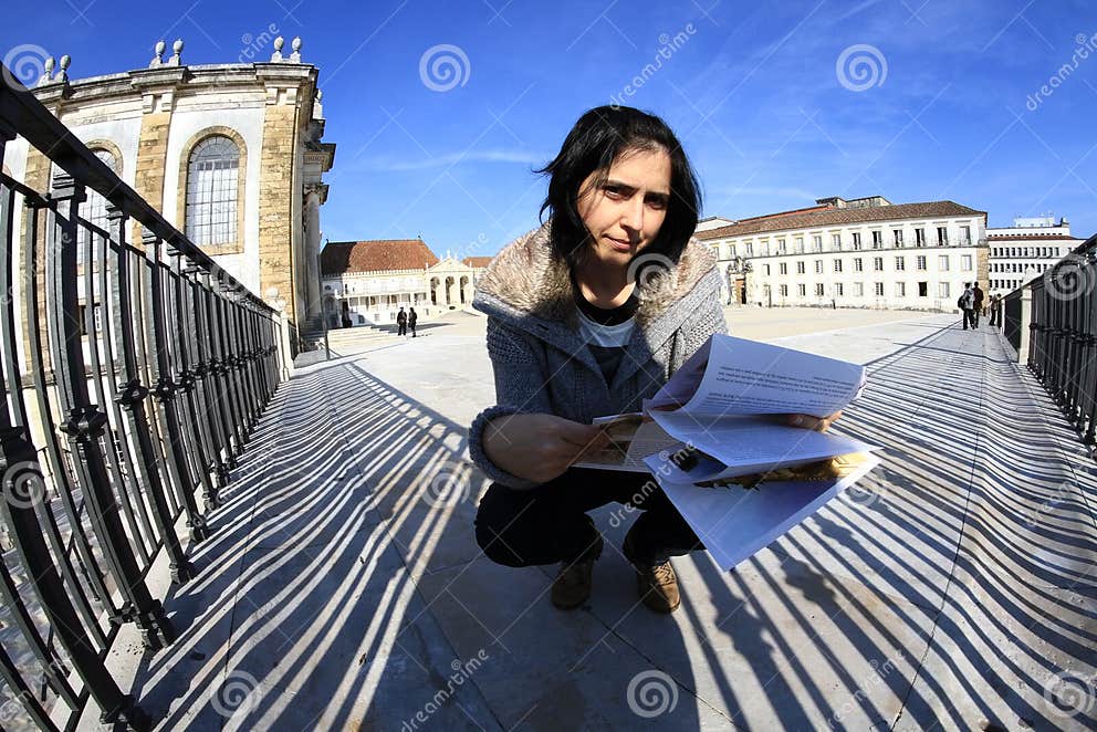 Convincing girl stock photo. Image of portugal, escolas - 23268856