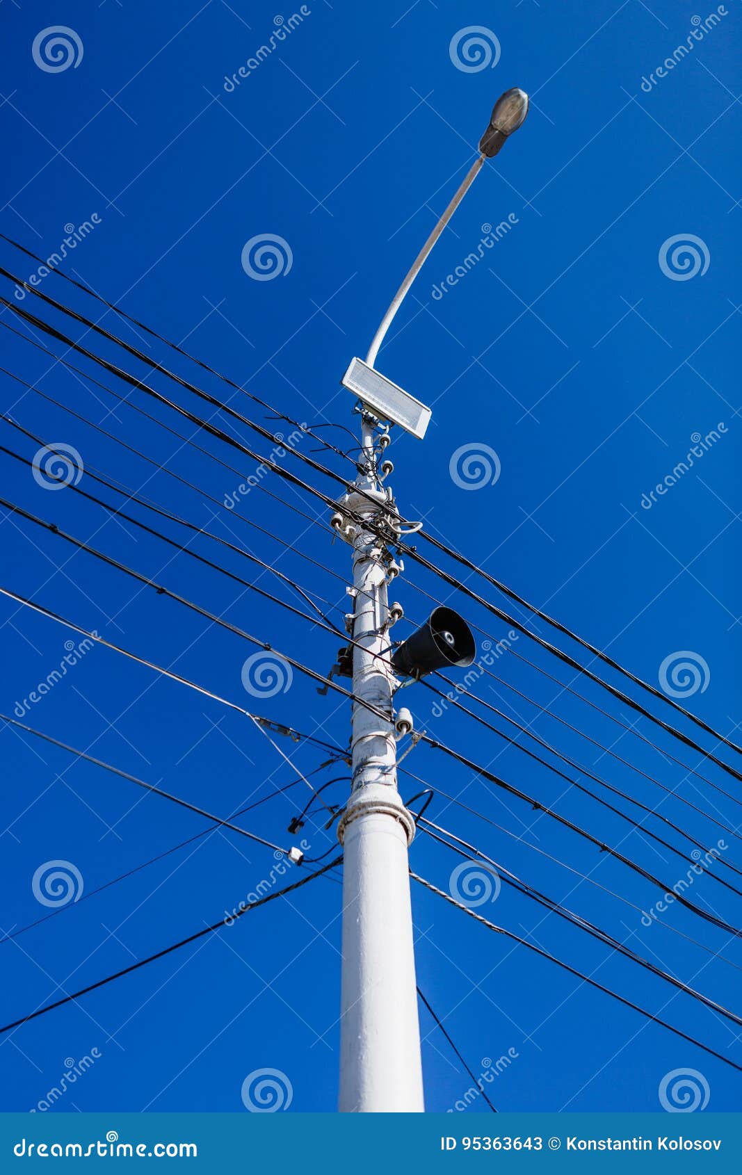 Convoluted Mess of Wires and Cables Stock Image - Image of blue, energy ...