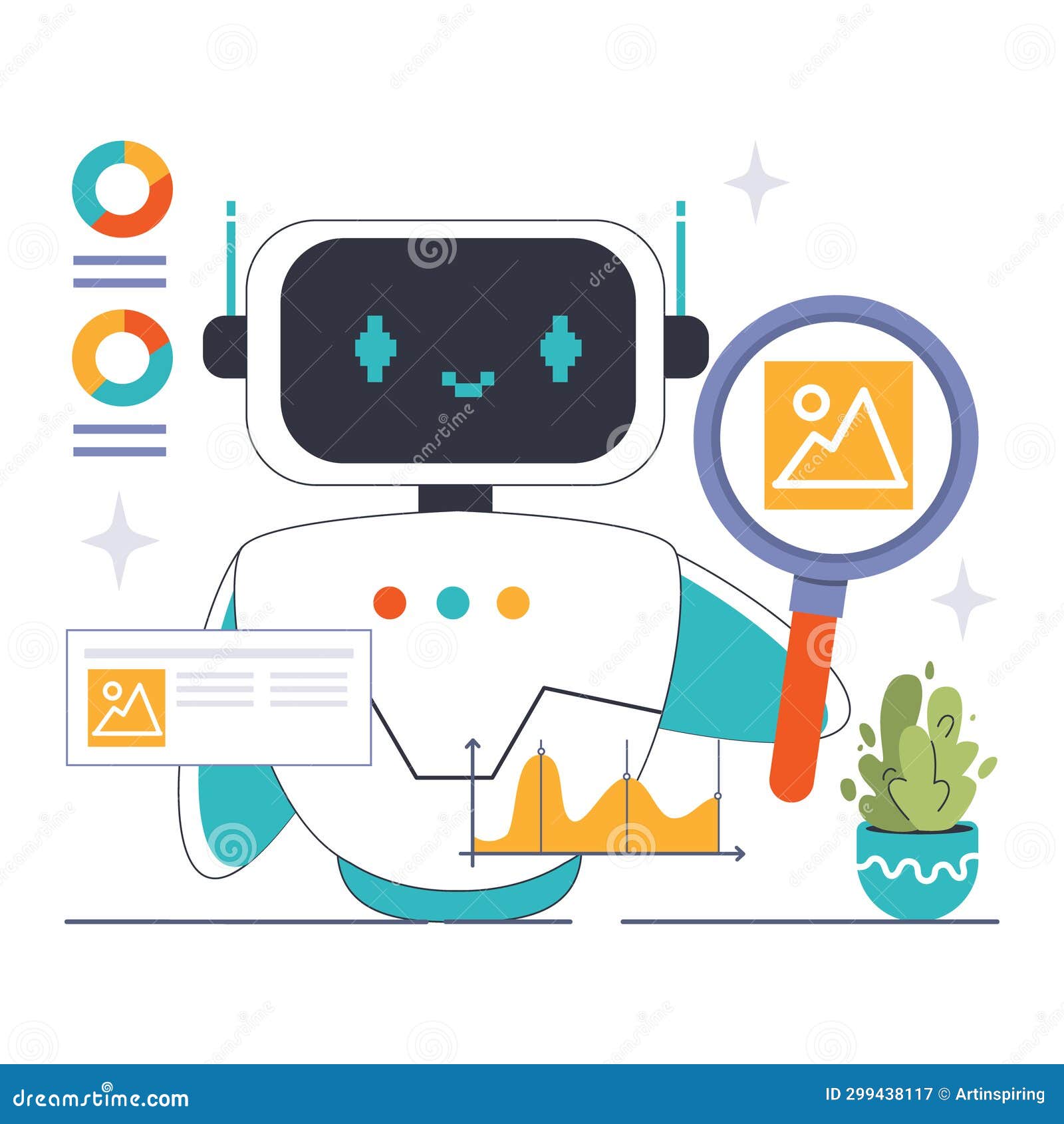 Convolutional Neural Network Work Scheme Object Detection And Instant Segmentation Cartoon