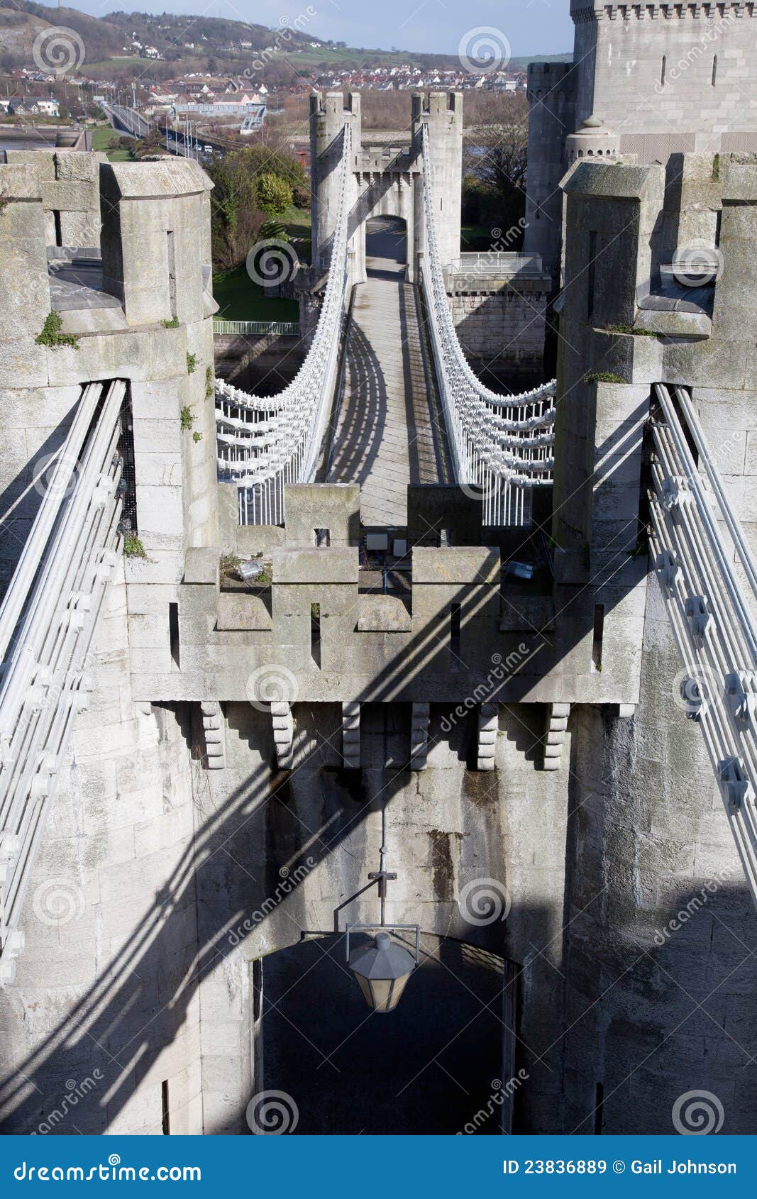 Conwy Castle bridge stock image. Image of historic, cadw - 23836889