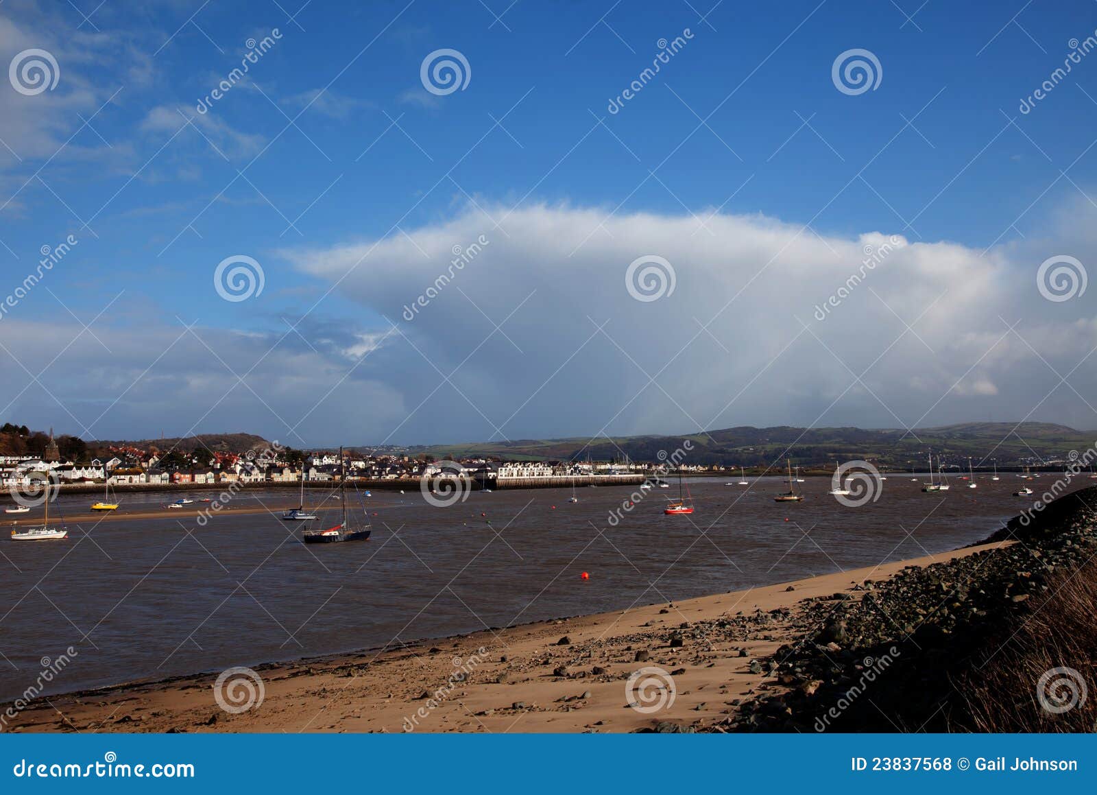 Conwy Marina stock photo. Image of deganwy, cadw, historic - 23837568