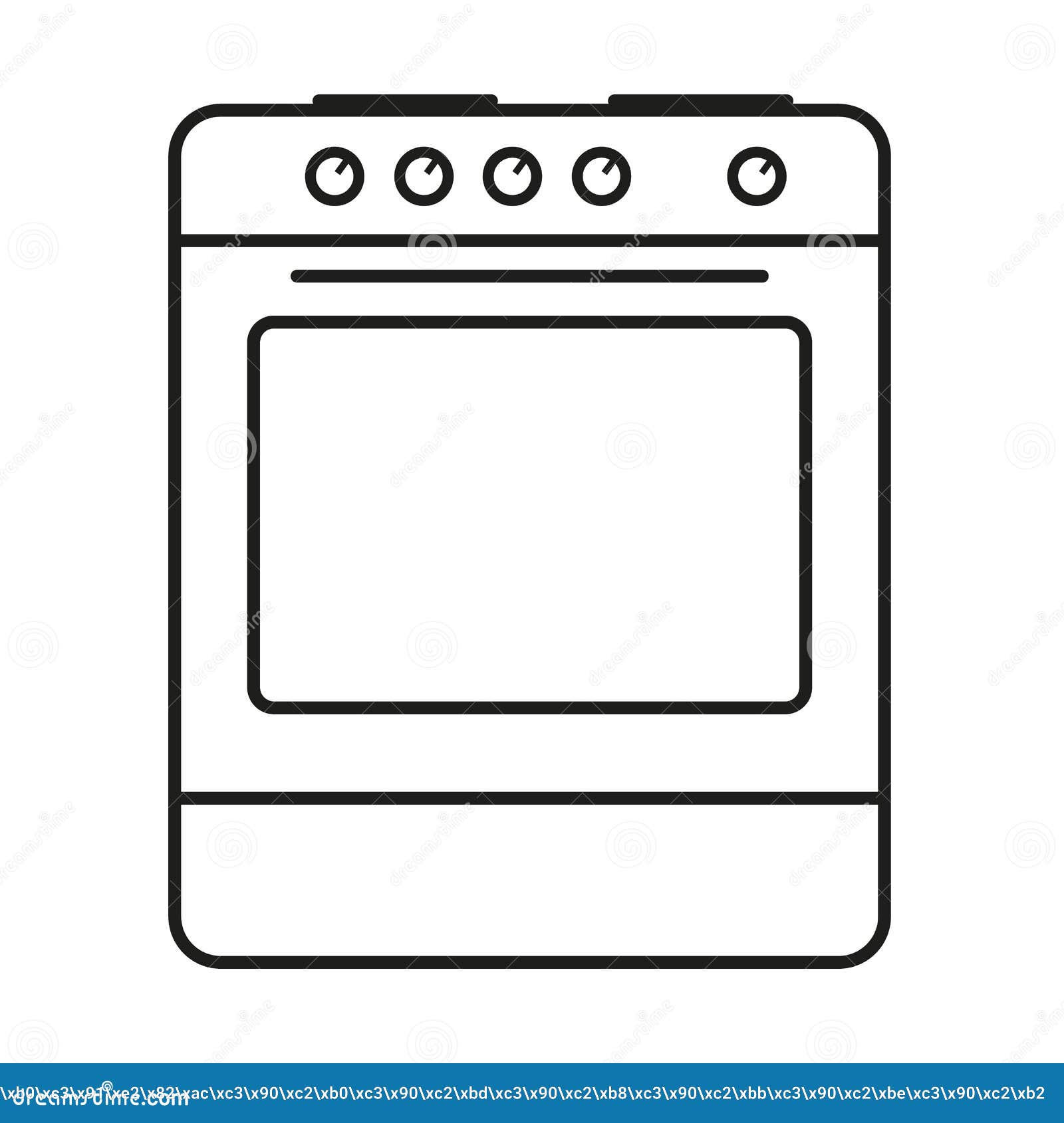 Coocker Stove Icon Vector Cooking Symbol Logo Template Stock Vector ...