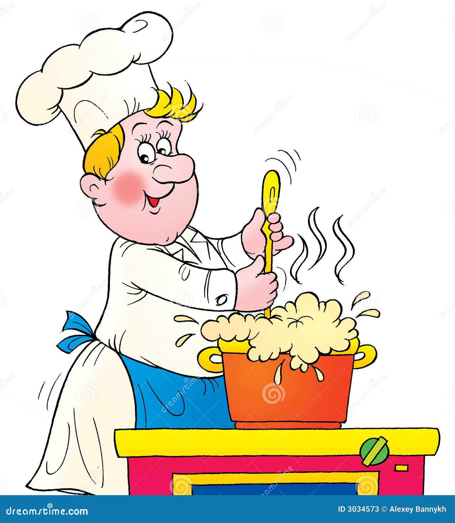 Cook stock illustration. Illustration of hand, appetizing - 3034573